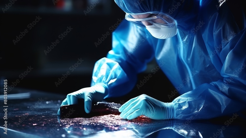 Forensics gather evidence from gang shootout, empty handgun as murder ...