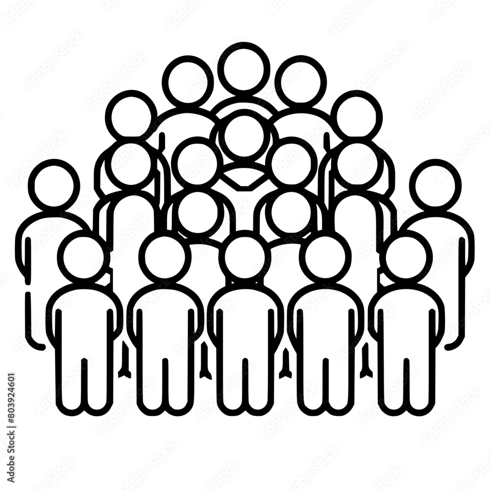 Vetor de teamwork icon, crowd icon, leadership icon, community icon ...