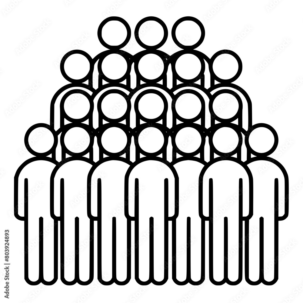 Vetor de teamwork icon, crowd icon, leadership icon, community icon ...