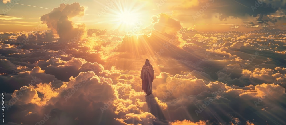 Image Portraying the Glorious Return of Jesus Christ in Heavens ...