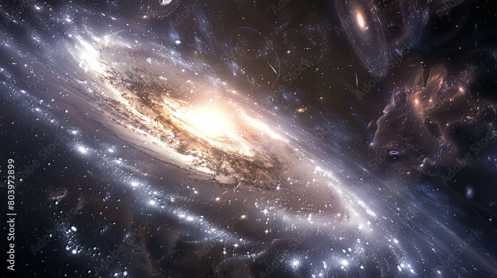 Space Observatory: At the space observatory, astronomers use powerful ...