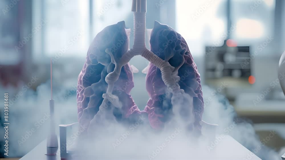 Lung anatomy model transplantation organ biological, Creating ...