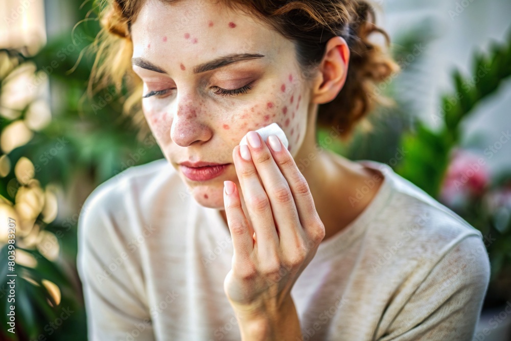 Skin Allergy or Sensitivity Management: An image showing a person ...