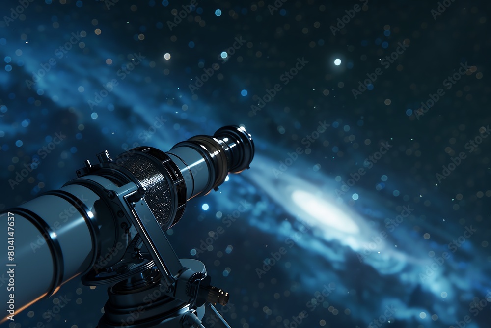 Highquality stock photo of a telescope pointed towards the stars on a ...
