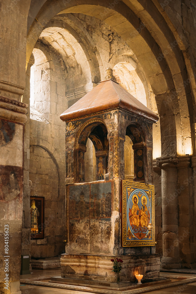 Mtskheta, Georgia. Svetitskhoveli Cathedral Of The Living Pillar ...