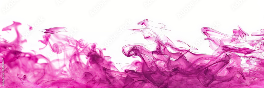 Texture of pink fire on white background, Flame, pink fire with smoke ...