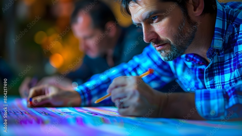 Image of project managers identifying critical task dependencies using ...