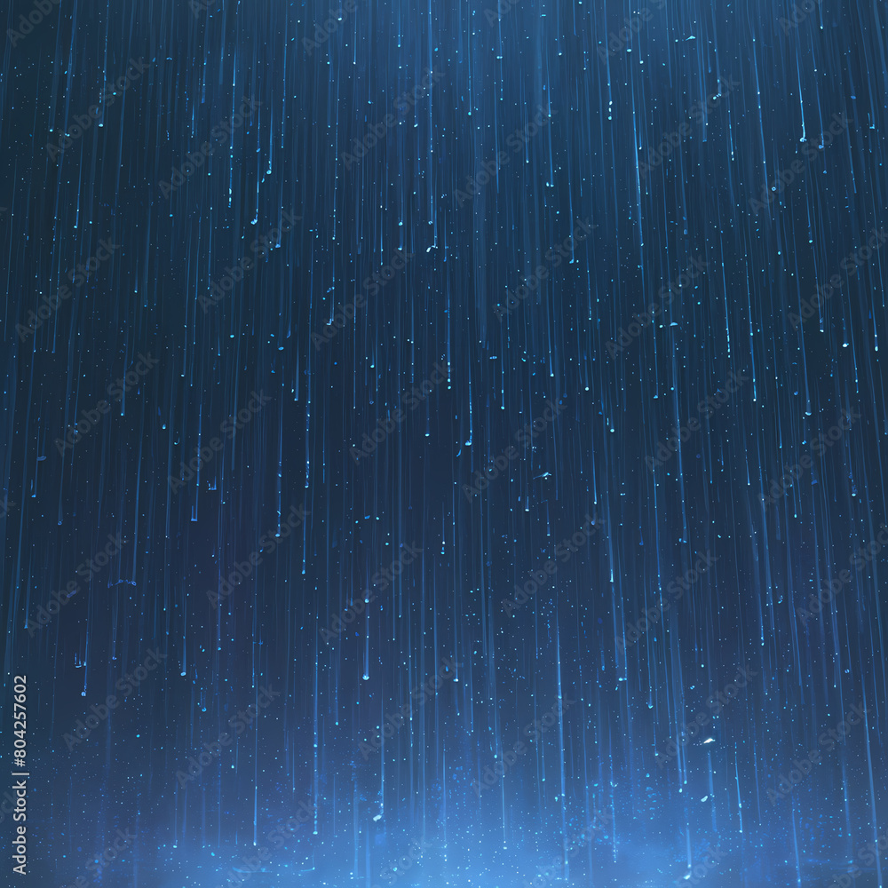 A mesmerizing view of rainfall captured in a window, with an artistic ...