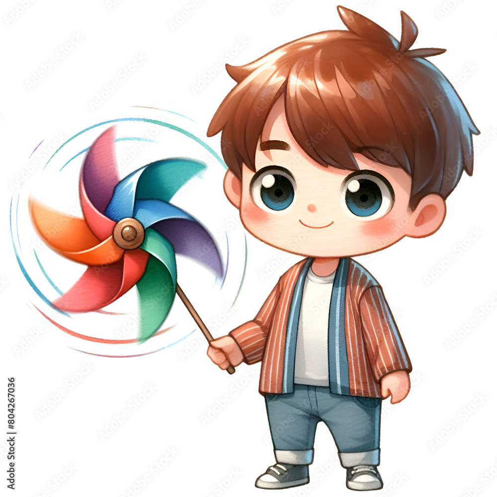 Watercolor Cute Boys Clipart, School Boy, Sweet Boy, Nursery Decor ...