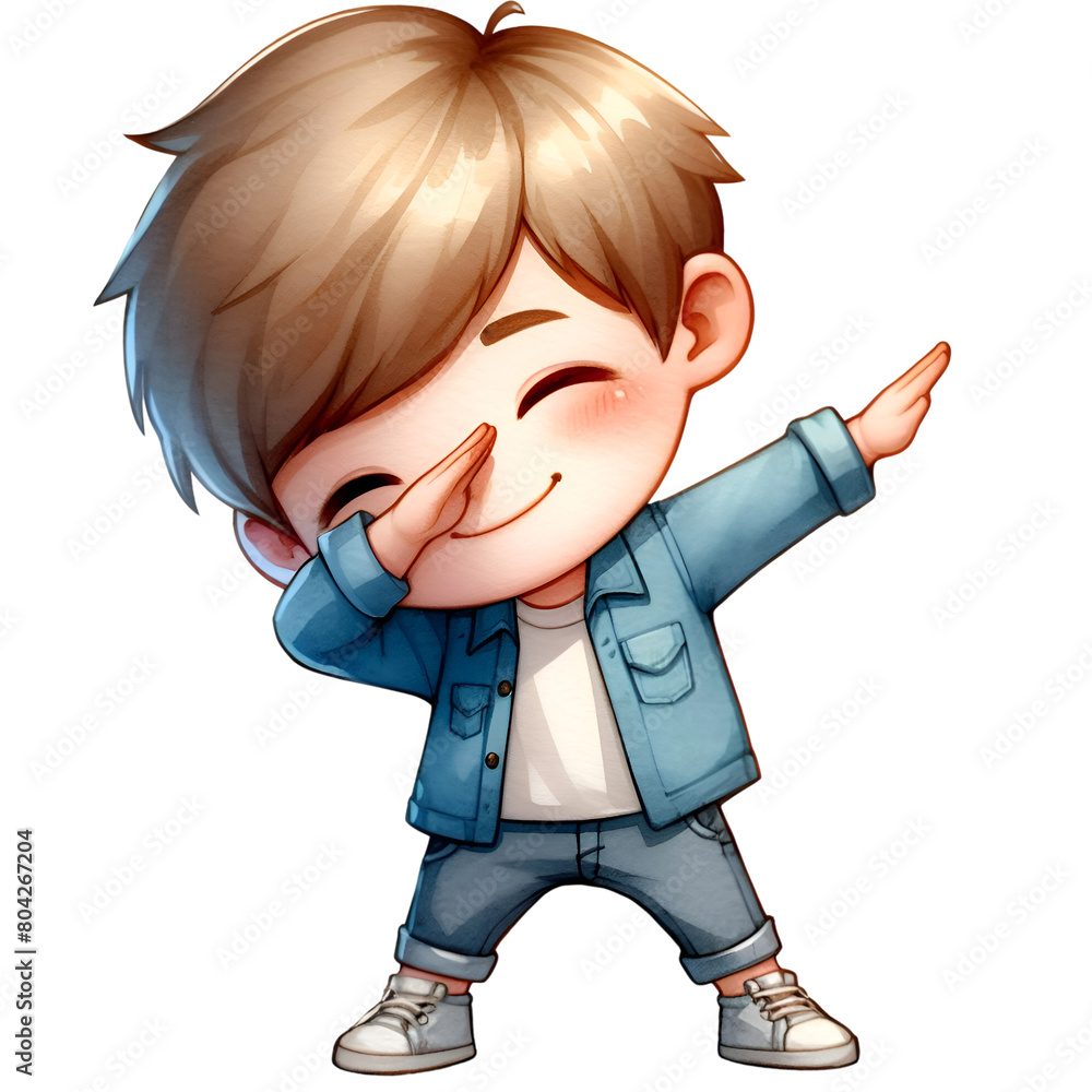 Watercolor Cute Boys Clipart, School Boy, Sweet Boy, Nursery Decor ...