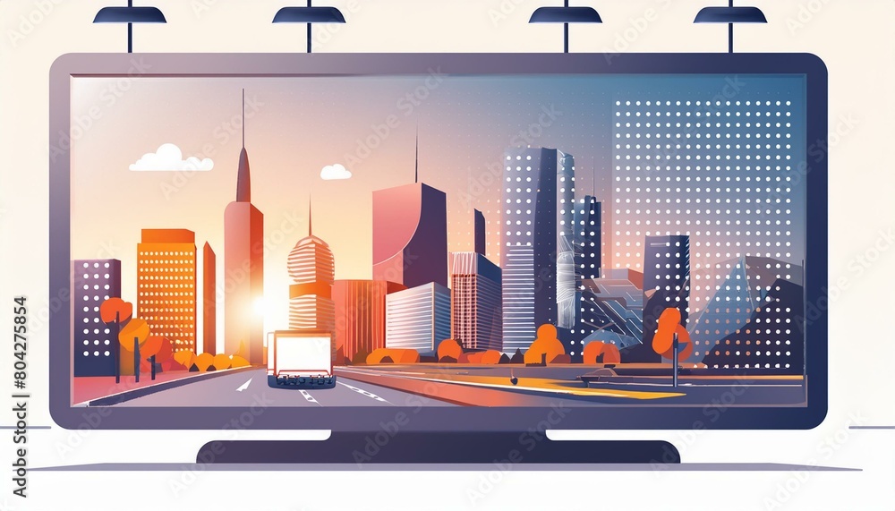 vector realistic isolated LED screen background: A cutting-edge LED ...