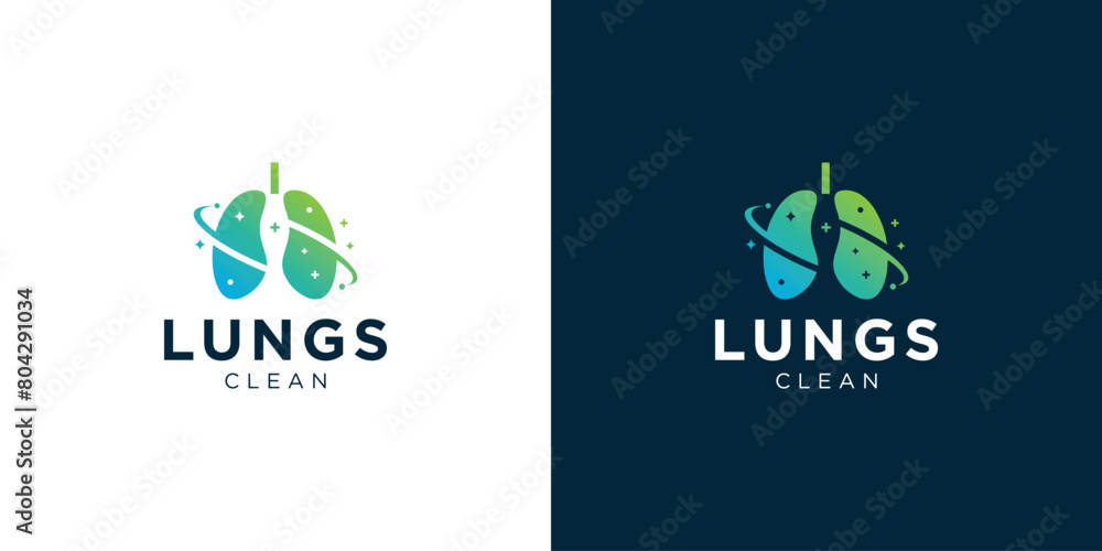 Simple Lungs Clean Logo. Lungs Care Logo Icon Symbol Vector Design ...
