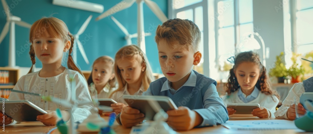 Using tablet computers to program wind turbines in the elementary ...