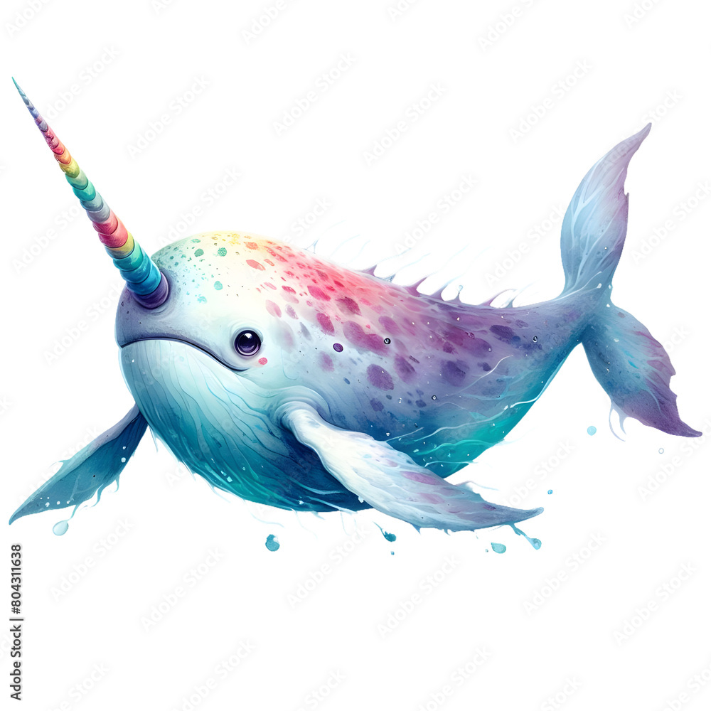 Watercolor Sea Creatures Clipart, Watercolor Underwater Ocean Animals ...
