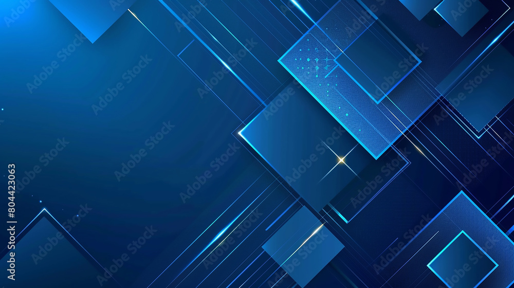 Blue glossy squares abstract tech banner design. Modern abstract blue ... Blue glossy squares abstract tech banner design. Modern abstract blue ...