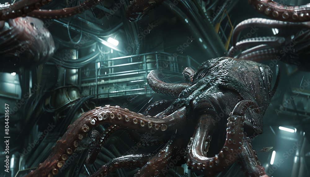 Craft an unsettling narrative set in a future where advanced machinery ...