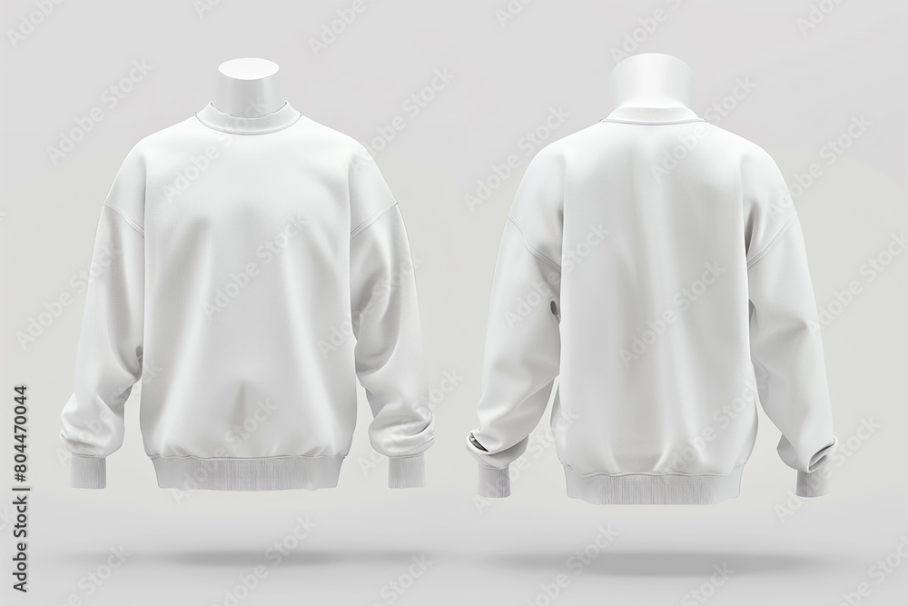 full selves simple white shirt front and back mockup with simple ...