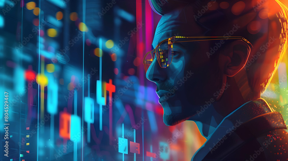 Psychology and mindset of finance or investment concept, growth mindset ...