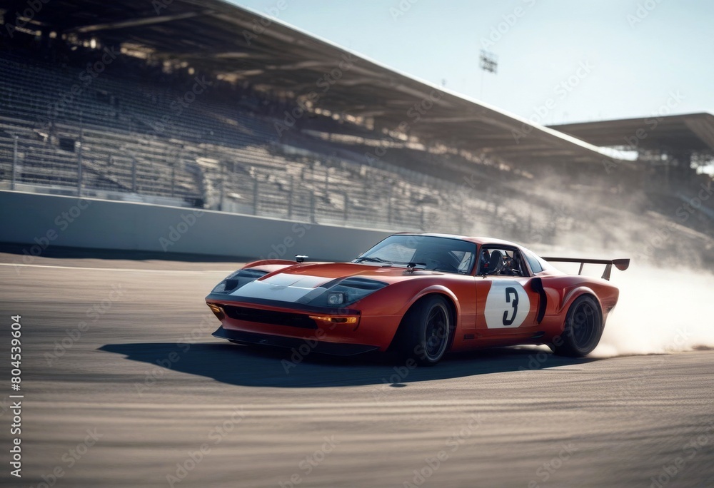 'sports races leaving car drifting speeds track marks tire it ai ...