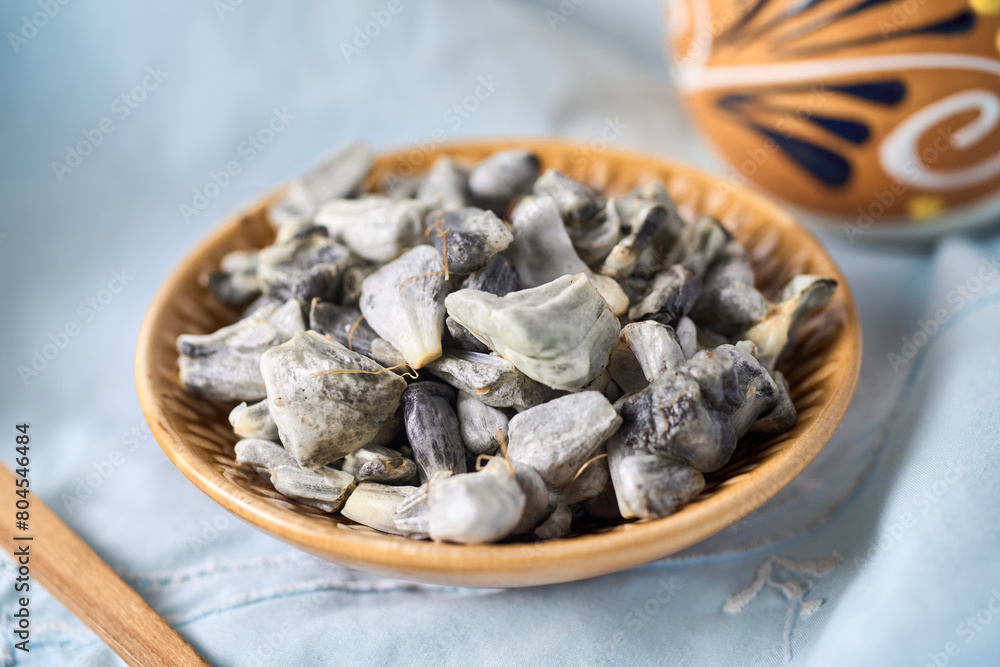 Huitlacoche, corn smut or Mexican truffle, a delicacy in Mexican ...