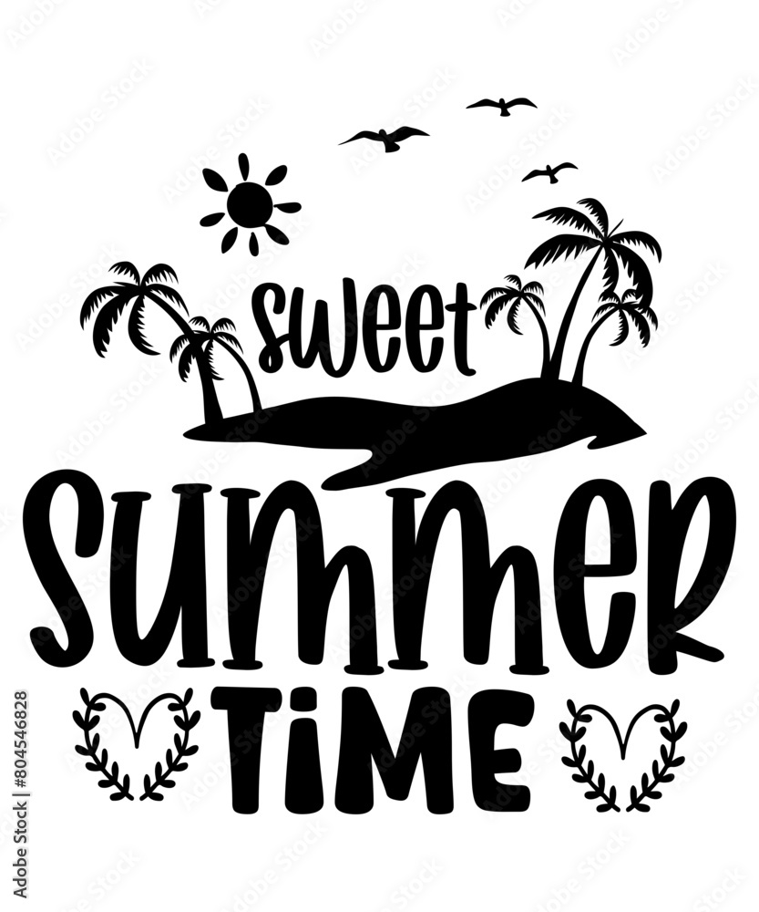 Summer SVG Bundle, Summer Svg, Beach Svg, Summertime Svg, Vacation Svg ...