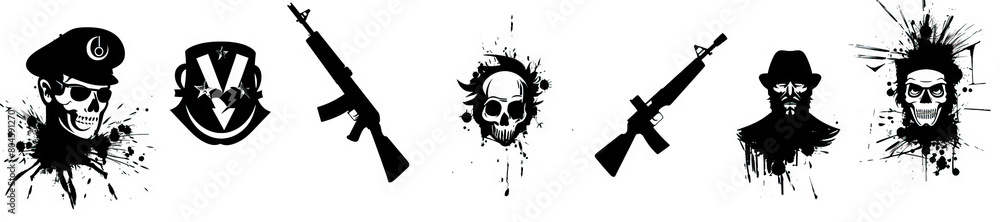 Revolutionary Symbols (White): Signifies the symbols and imagery ...