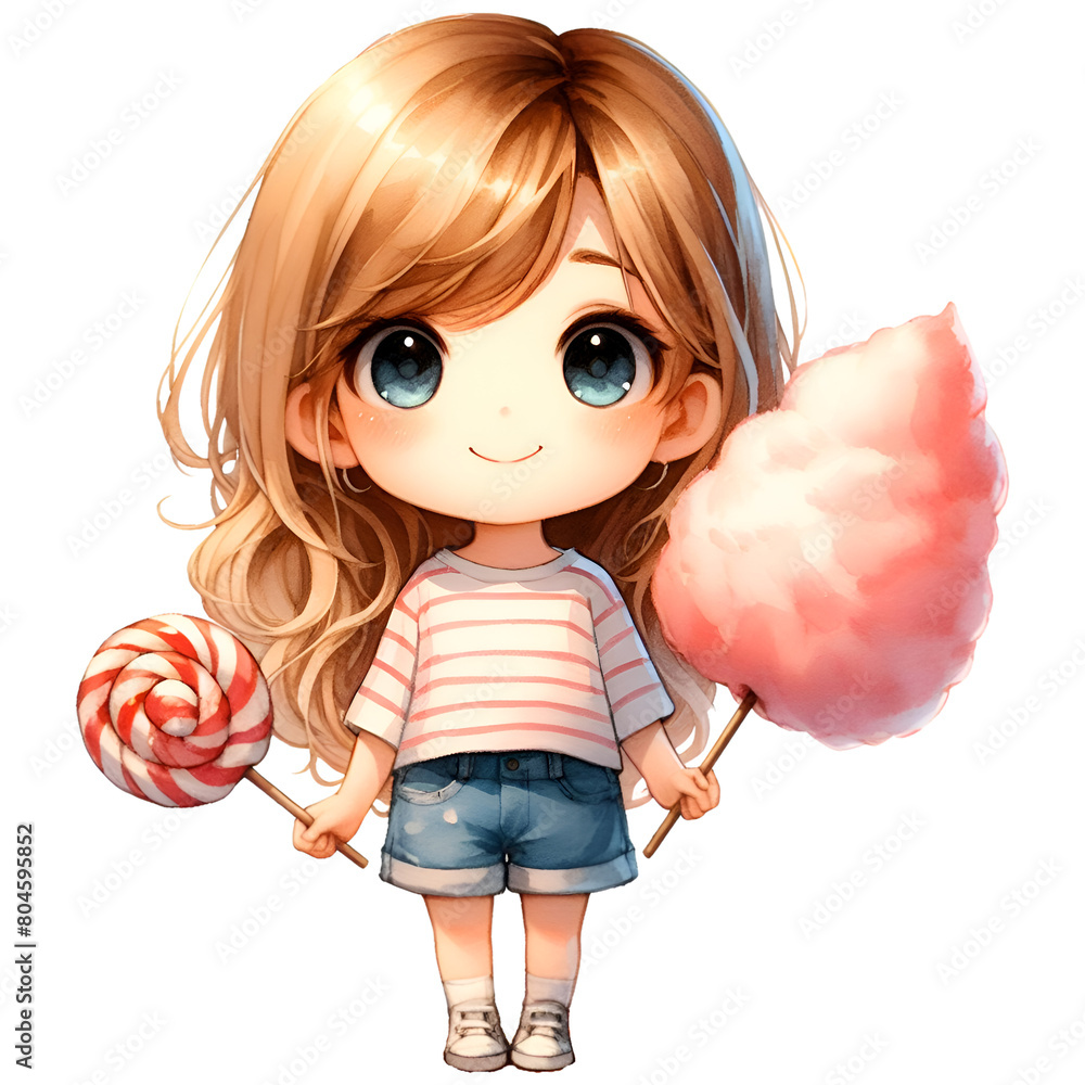Girls Clipart, Cute Girl Clipart, Children Clipart, Chibi Girl Clipart ...