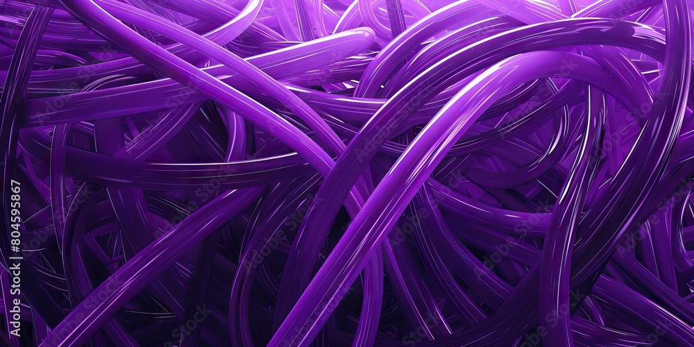 Confusion (Purple): A tangled, overlapping series of lines representing ...