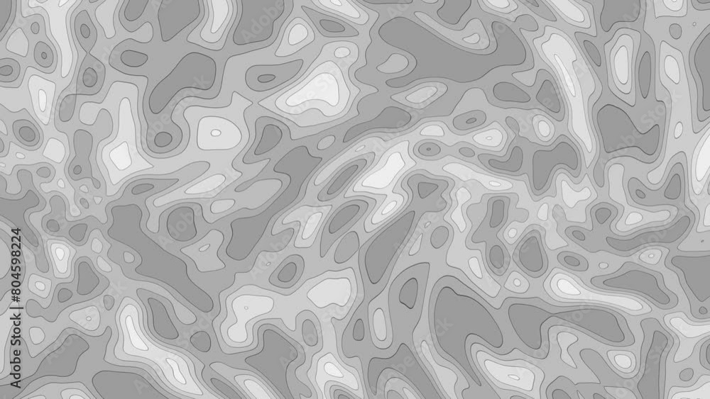 Gray outline topographic contour map abstract tech motion graphic ... Gray outline topographic contour map abstract tech motion graphic ...