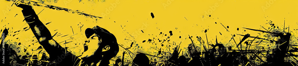 Revolutionary Symbols (Yellow): Symbolizes the symbols, slogans, and ...