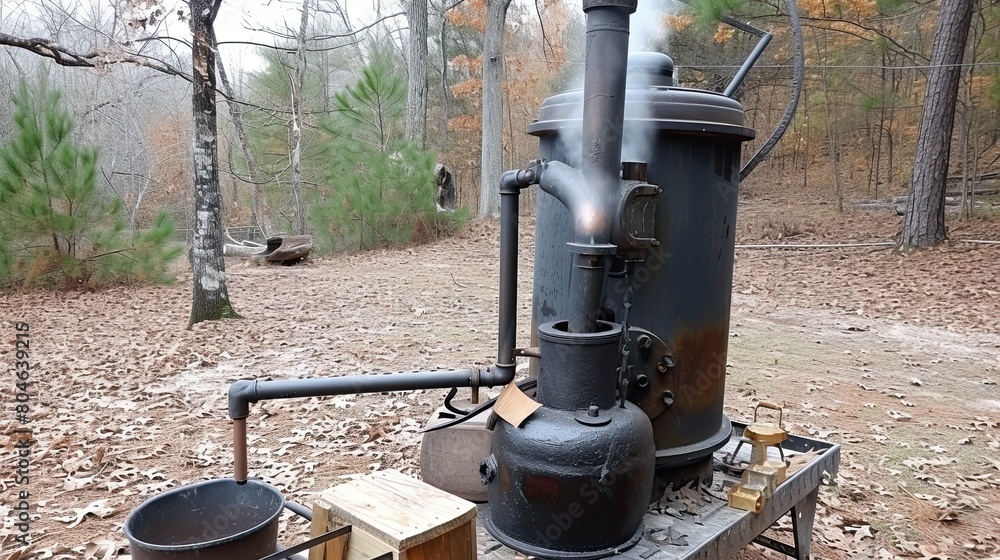 These photos capture the essence of a moonshine still, where the air is ...