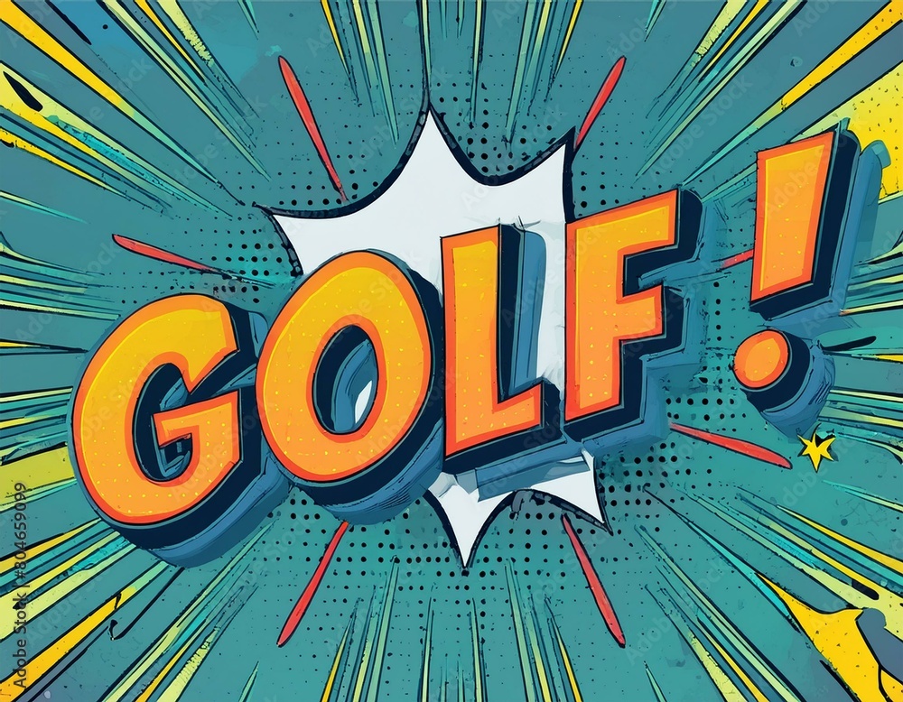 golf, letter, lettering, abc, text, sport, illustration, golfing, shoot ...