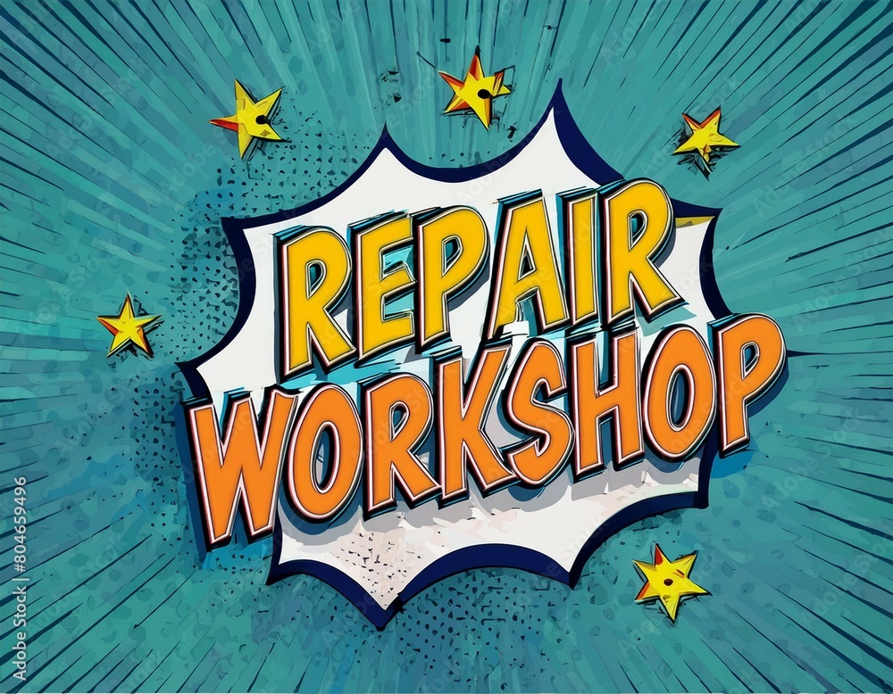repair workshop, repair, service, workshop, letter, lettering, abc ...