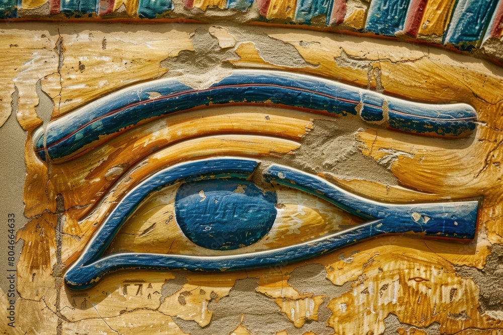 Mystical Horus Eye: An All-Seeing Eye of Ra, a Blessing from the Gods ...