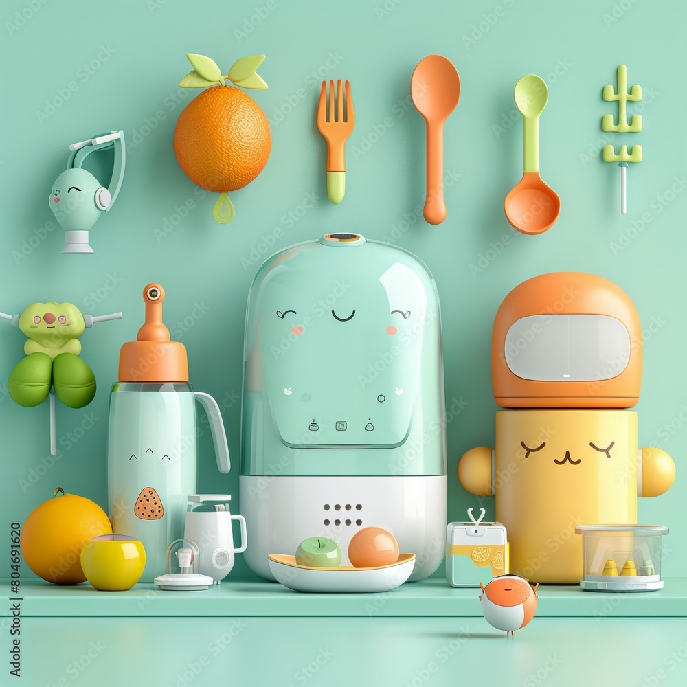 Smart baby feeding devices that customize nutrients and track intake in ...