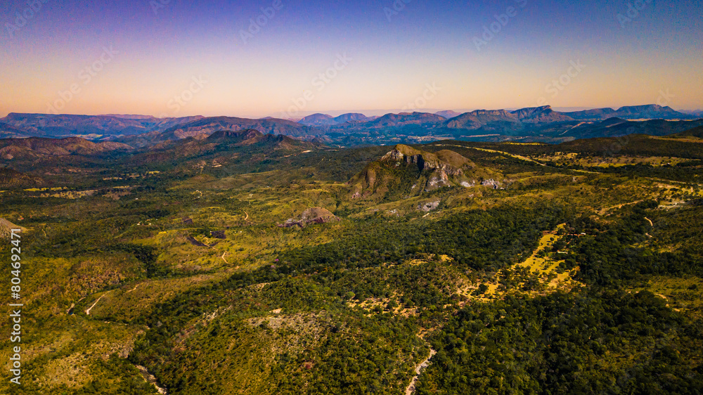 Natureza Cachoeiras Árvores Chapada dos Veadeiros Goiás Brasil Paisagem ...
