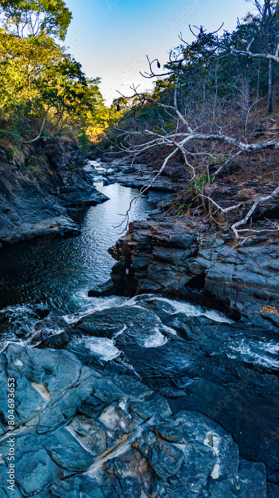 Natureza Cachoeiras Árvores Chapada dos Veadeiros Goiás Brasil Paisagem ...