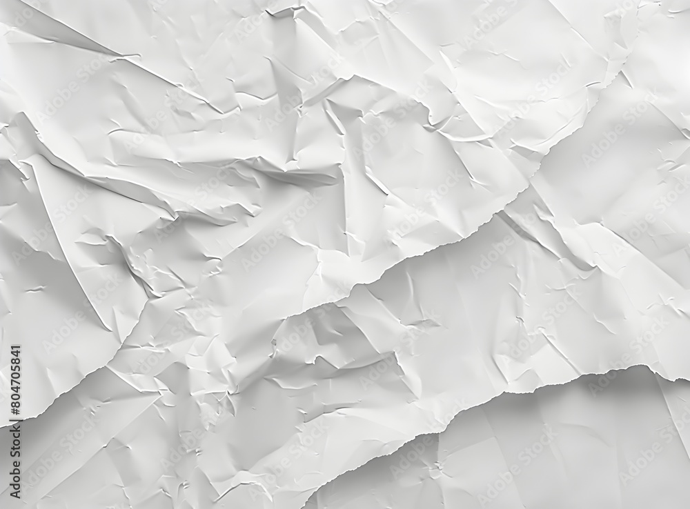 White paper texture with creases poster background for advertising ...