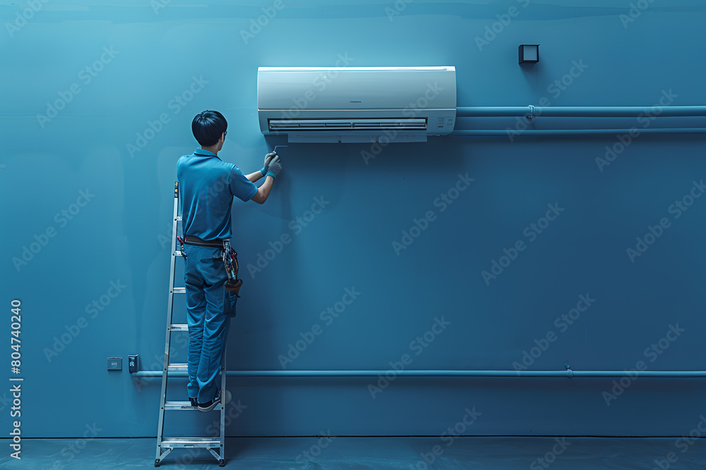 Air conditioner, AC repair and maintenance of a handyman and builder ...