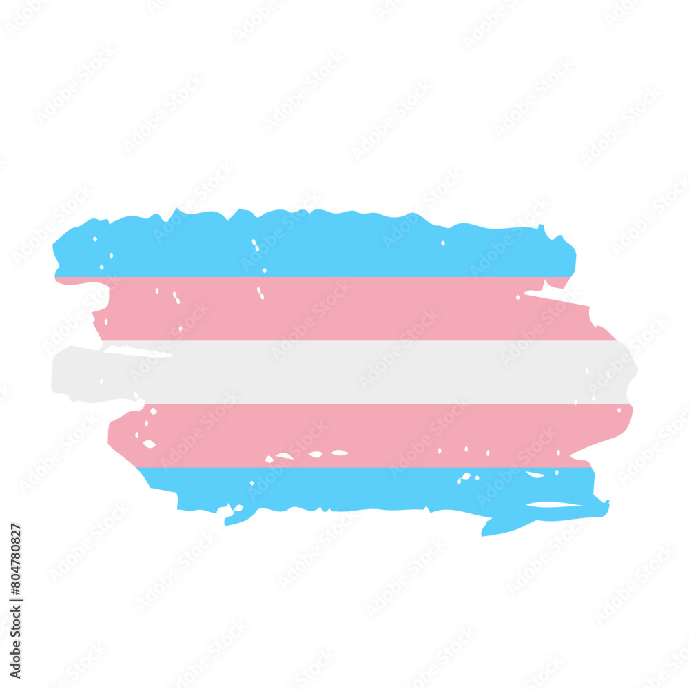 Grunge Transgender Pride Flag. Symbol of LGBT community. Flag sexual ...