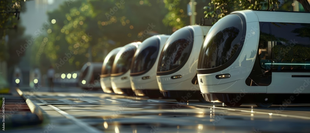 The future of public transportation is here. The new autonomous ...