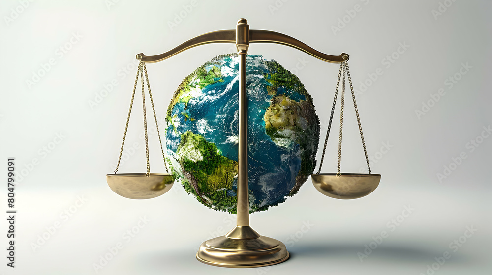 3D Cartoon Icon of Advocate Campaign for Climate Justice Addressing ...