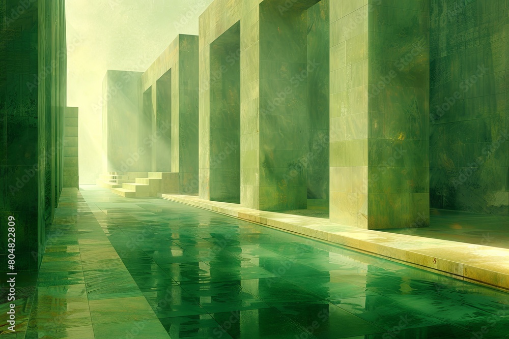 Monolithic AI Headquarters: Architectural Mastery of Artificial ...