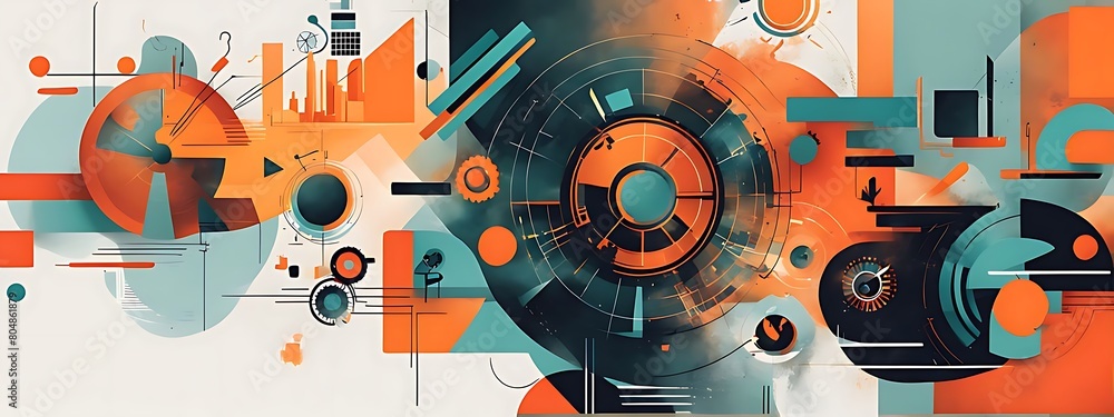 Design art concept abstract contemporary modern background business ...