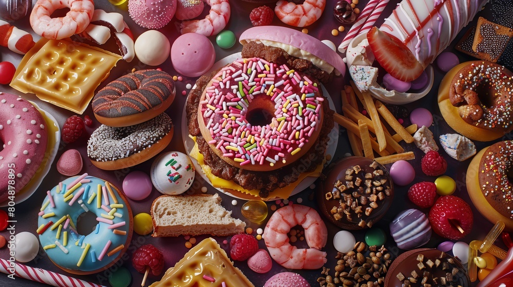 Indulgent Snacks: Unhealthy Food Choices Impacting Figure, Skin, Heart ...