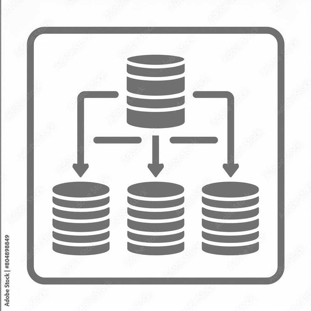 Chart of Accounts Database Icon. Accounting. Business. Database. Software. Technology. Stock ...