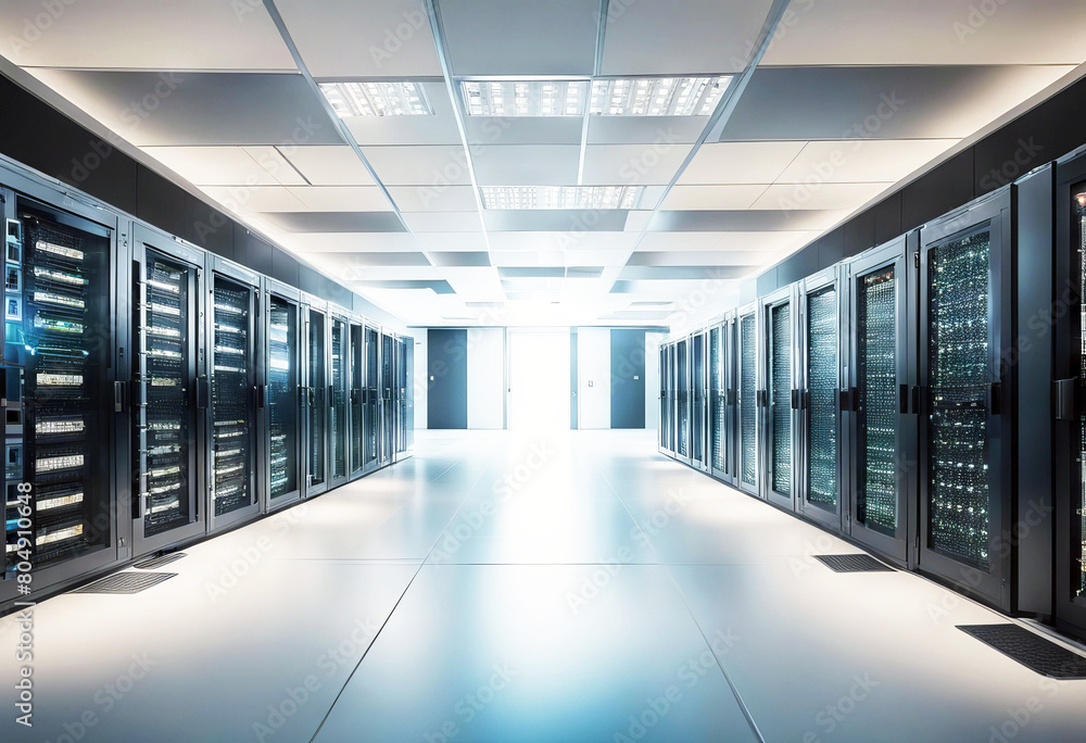 'datacenter room server computer network interior datum center ...