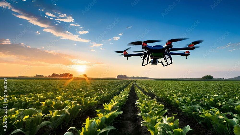 AI Generated Images of Fields of automation documenting ai bots ...