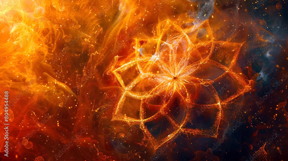 Meditative Watercolor of the Seed of Life Symbol - A Visually ...