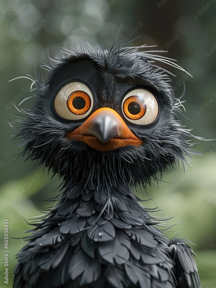 bird, 3D illustration, digital art, avian, bird anatomy, bird species ...